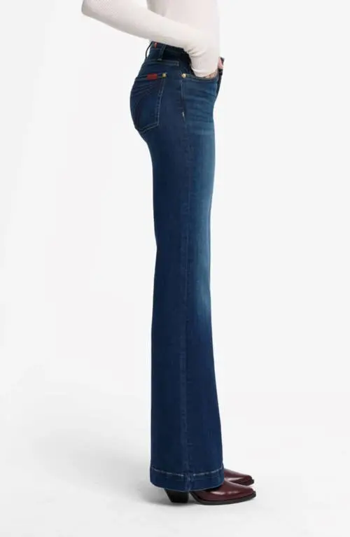 7 For All Mankind Dojo Mid-rise Flare Jeans - Authentic Fate