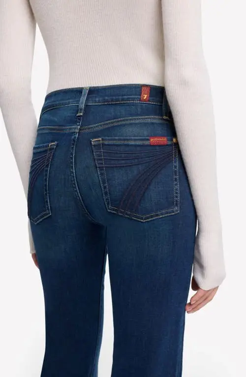 7 For All Mankind Dojo Mid-rise Flare Jeans - Authentic Fate