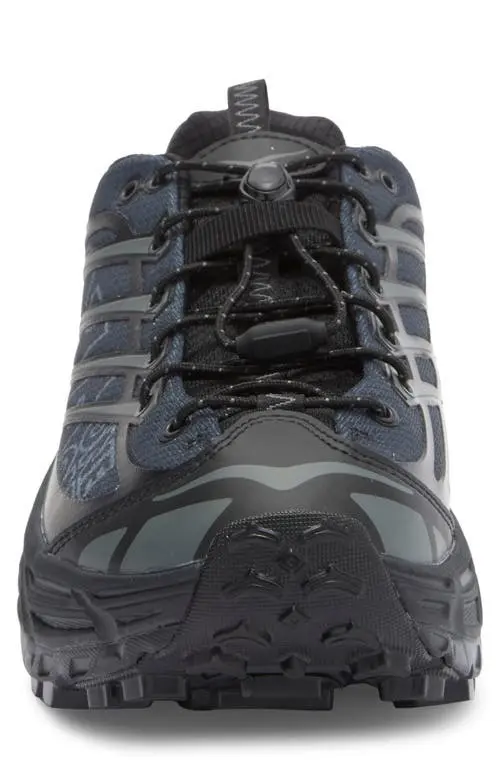 HOKA Mafate Three2 Wordmark Sneaker - Black/outer Orbit