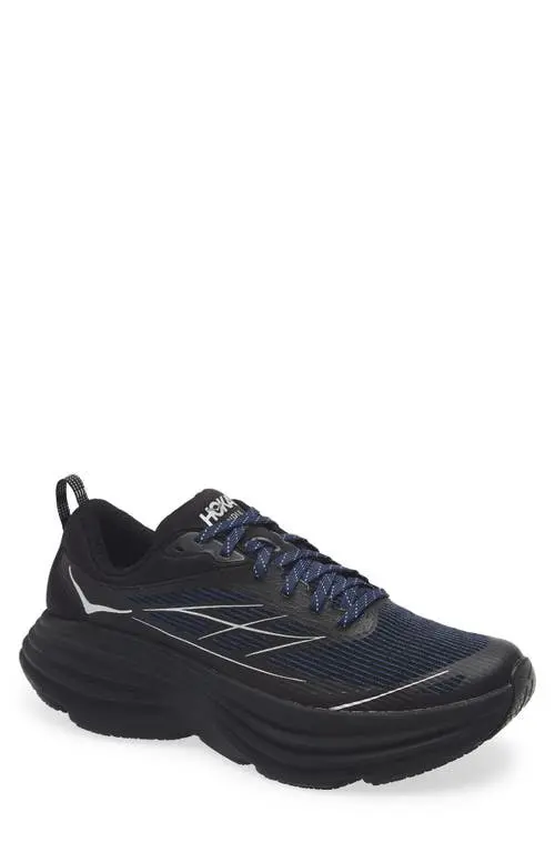 HOKA Bondi Caged Sneaker - Midnight Blue/black