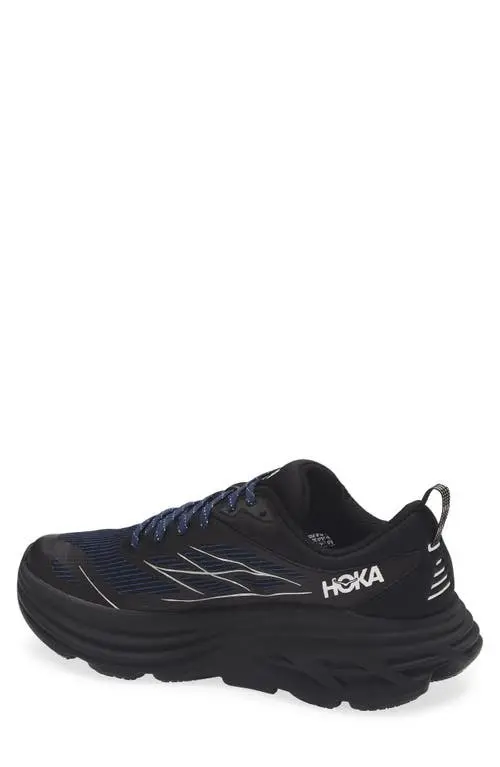 HOKA Bondi Caged Sneaker - Midnight Blue/black