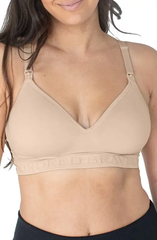 KINDRED BRAVELY Sublime Contour Maternity & Nursing Bra-sizing Available From B-d Cup - Beige