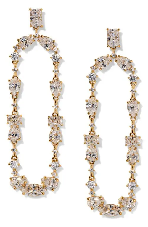 Nadri Everleigh Hoop Earrings - Gold