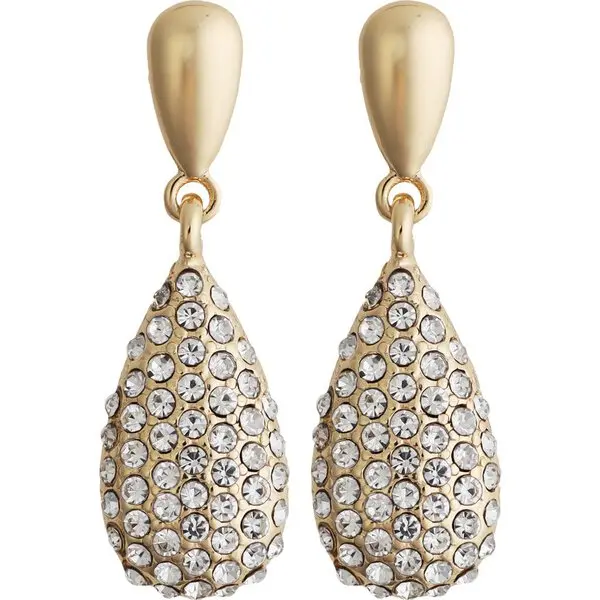 PANACEA Pavé Teardrop Earrings