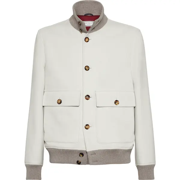 Brunello Cucinelli Hand-finished Bomber Jacket - Panama