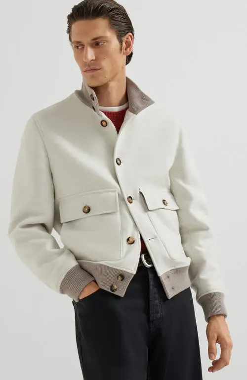 Brunello Cucinelli Hand-finished Bomber Jacket - Panama