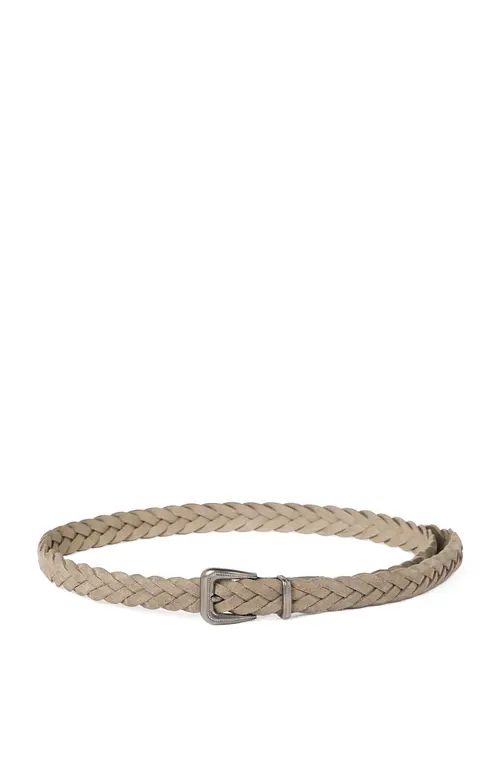 Brunello Cucinelli Braided Belt - Beige