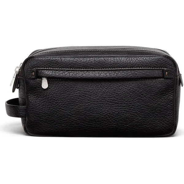 Brunello Cucinelli Beauty Case With Double Zipper - Black