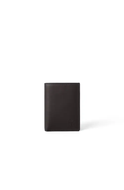 Brunello Cucinelli Calfskin Passport Holder - Rust Brown