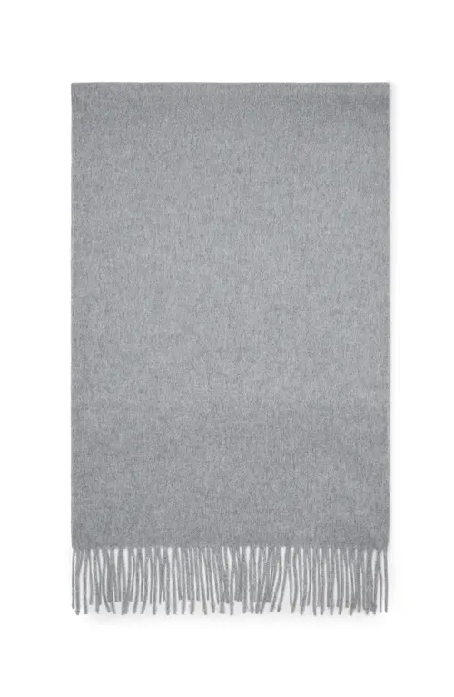 Brunello Cucinelli Double Knit Scarf - Light Grey
