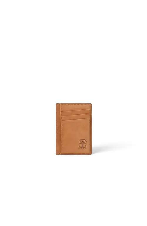 Brunello Cucinelli Nubuck Card Holder - Natural