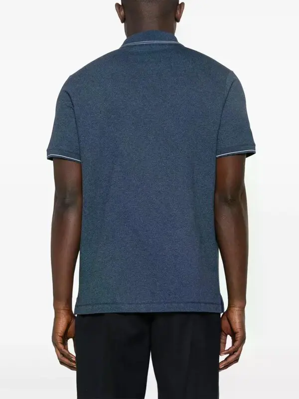 Paul & Shark Logo-patch Cotton Polo Shirt
