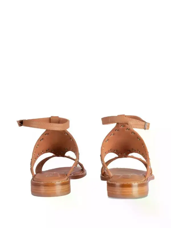 VIA ROMA 15 Studded Ankle-strap Sandals