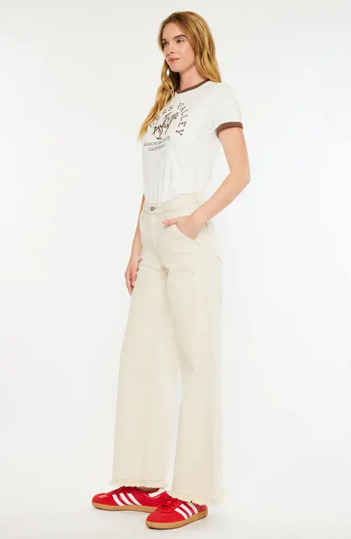 KANCAN High Rise Wide Leg Jeans