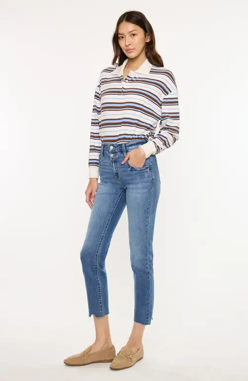 KANCAN Kathleen Essentials High Rise Slim Straight Jeans