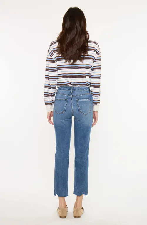 KANCAN Kathleen Essentials High Rise Slim Straight Jeans