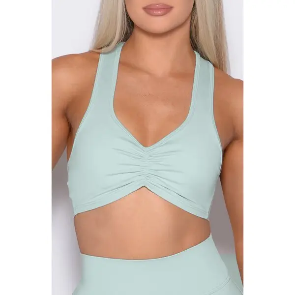 BOMBSHELL SPORTSWEAR Scrunch Tank Bra - Mist