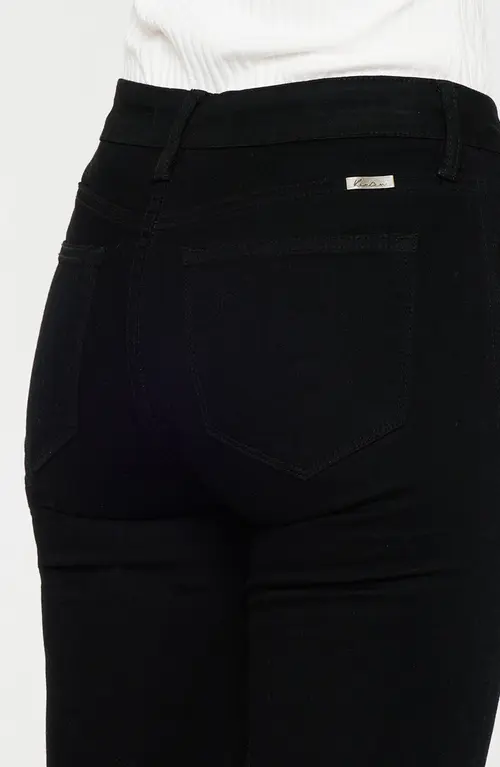 KANCAN Ilene Mid Rise Flare Jeans - Black
