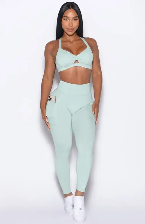 BOMBSHELL SPORTSWEAR Sweetheart Sports Bra - Mist