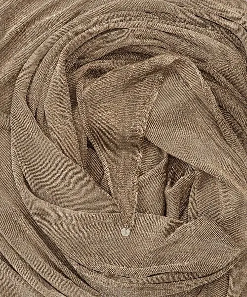 Ralph Lauren Knitted Diamond Scarf - Platino Metallic