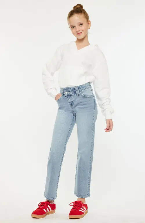 KANCAN High Rise Straight Jeans