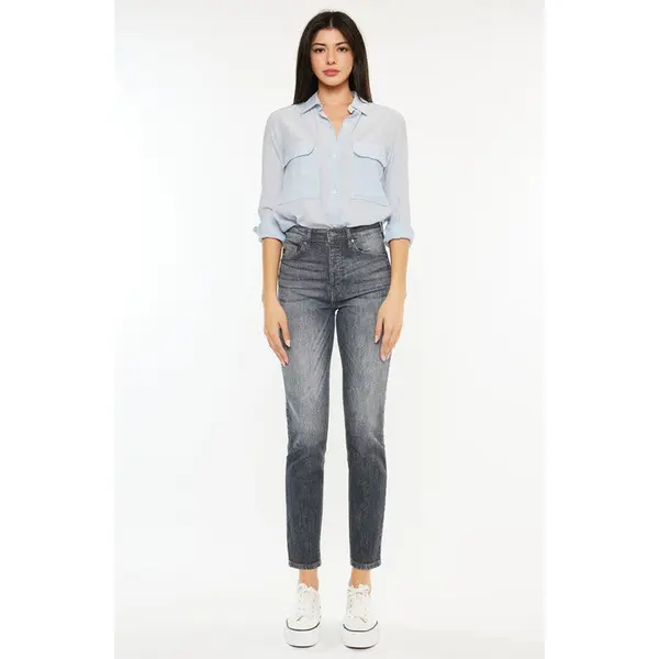 KANCAN Taryn High-rise Cigarette Leg Jeans