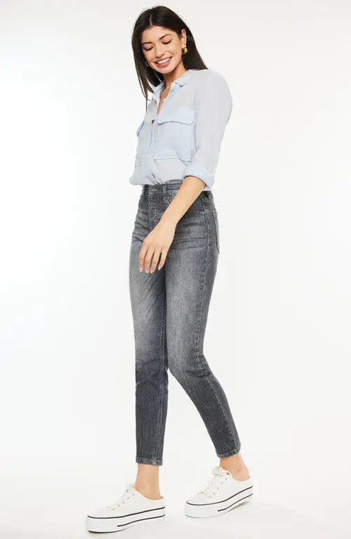 KANCAN Taryn High-rise Cigarette Leg Jeans