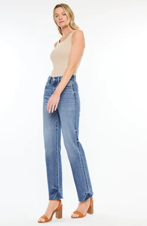 KANCAN Melody High Rise True Straight Jeans