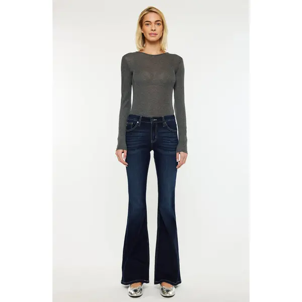 KANCAN Mid-rise Flare Jeans