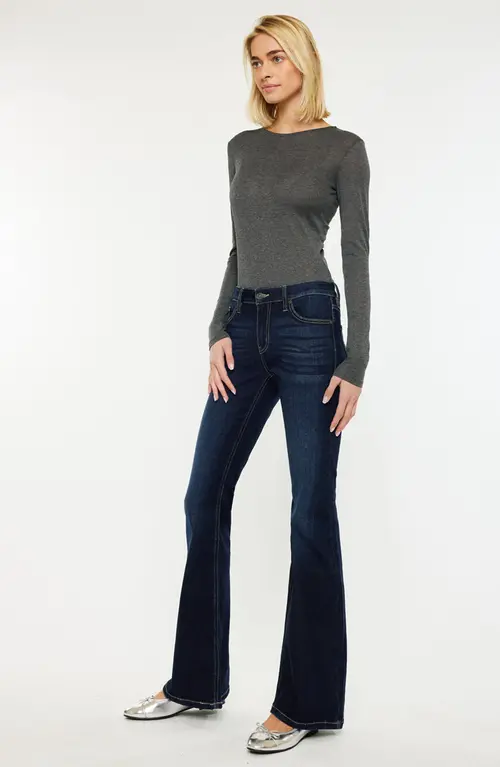 KANCAN Mid-rise Flare Jeans