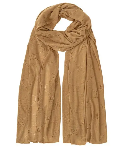 Ralph Lauren Pointelle Logo Wrap - Madison Tan