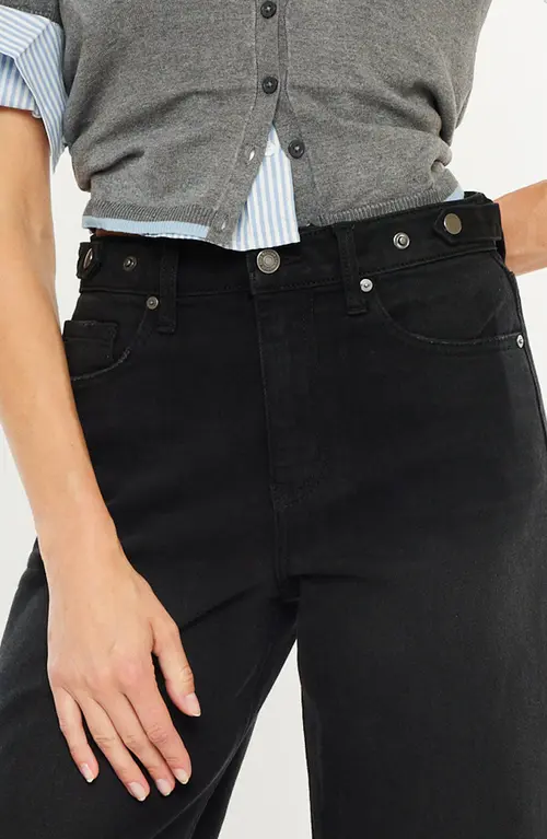 KANCAN Victoria Ultra High Rise Cropped Wide Leg Jeans