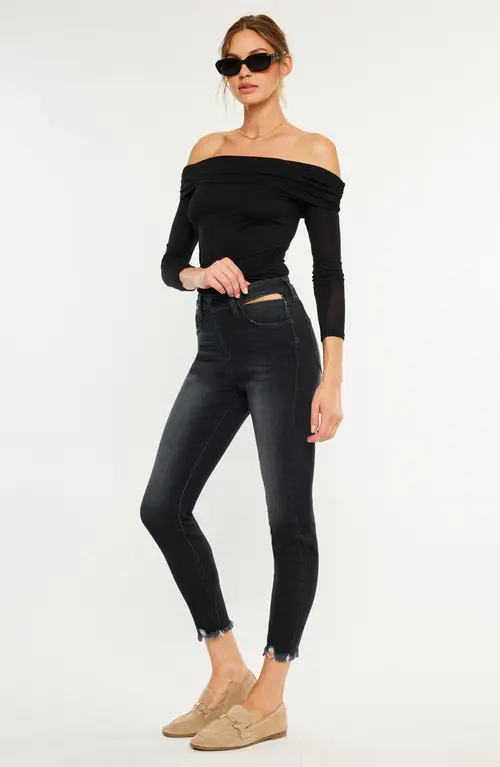 KANCAN Tiara High Rise Ankle Skinny Jeans