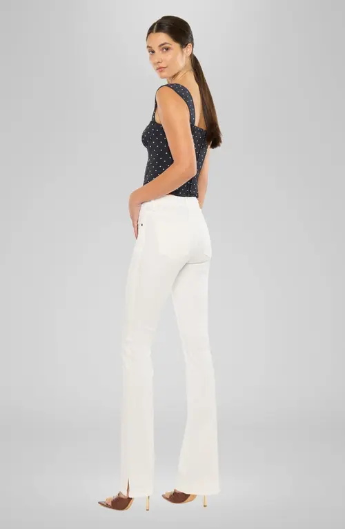 KANCAN High Rise Bootcut Jeans - White