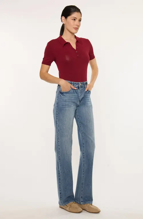 KANCAN Ophelia High Rise Straight Leg Jeans