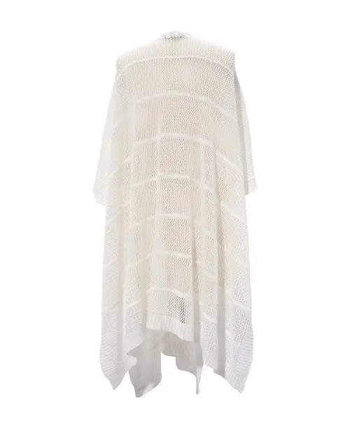 Ralph Lauren Open Knit Ruana - Cream
