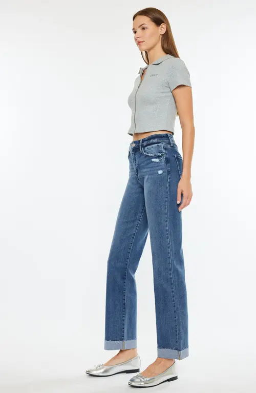 KANCAN Trinity Essentials High Rise True Straight Jeans