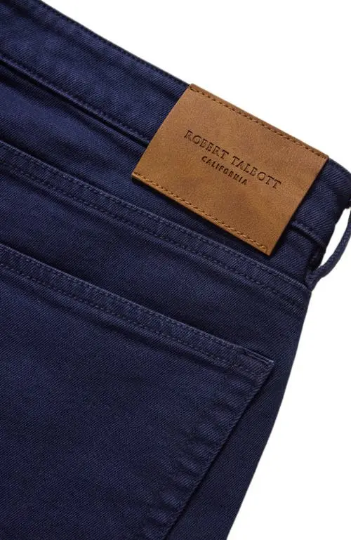Robert Talbott Hudson Comfort Stretch 5-pocket Pant - Navy