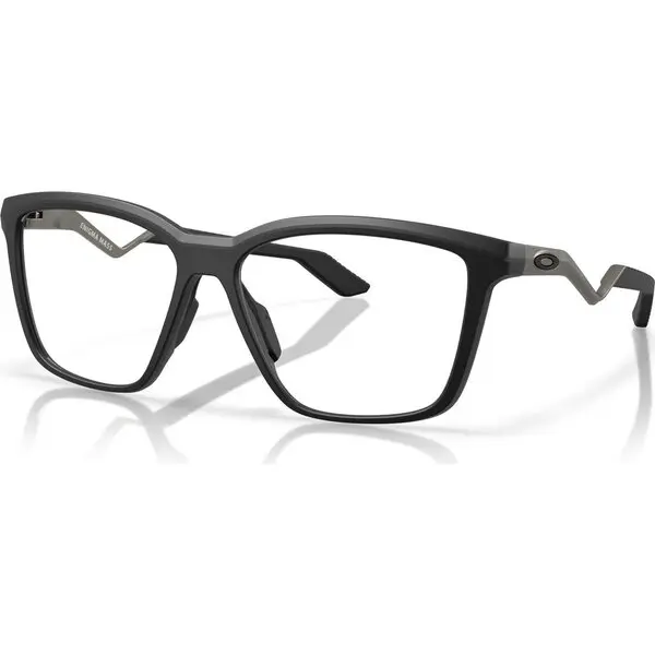 Oakley 55mm Square Full Rim Eyeglasses - Black