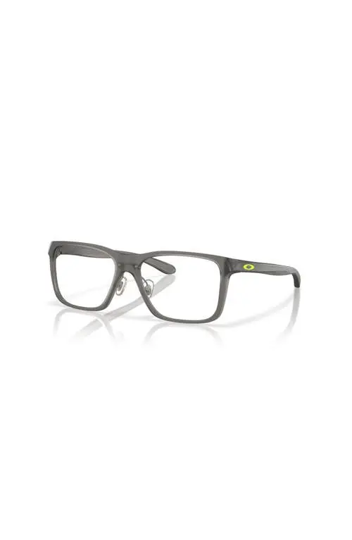 Oakley 51mm Rectangle Full Rim Eyeglasses - Grey