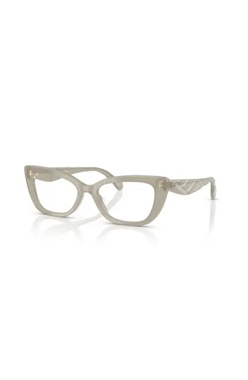 Tory Burch 52mm Cat Eye Optical Glasses - Grey