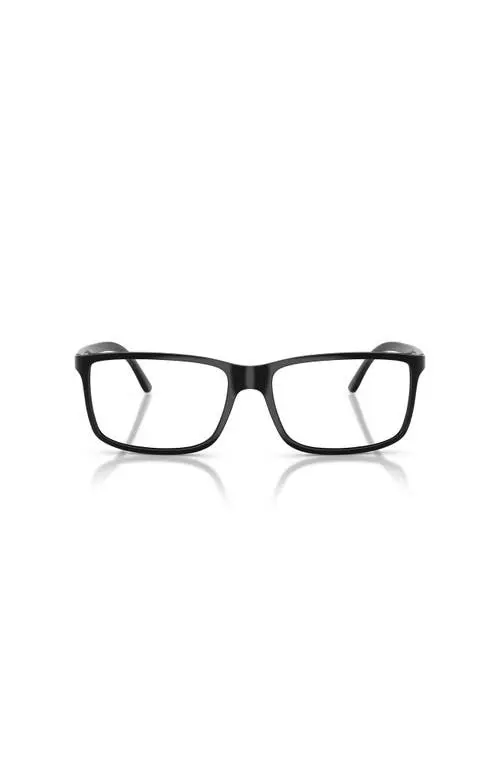 Polo Ralph Lauren 58mm Rectangle Full Rim Eyeglasses