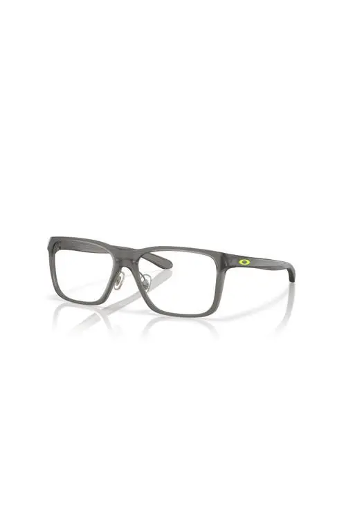Oakley 49mm Rectangle Full Rim Eyeglasses - Grey