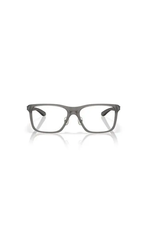 Oakley 49mm Rectangle Full Rim Eyeglasses - Grey