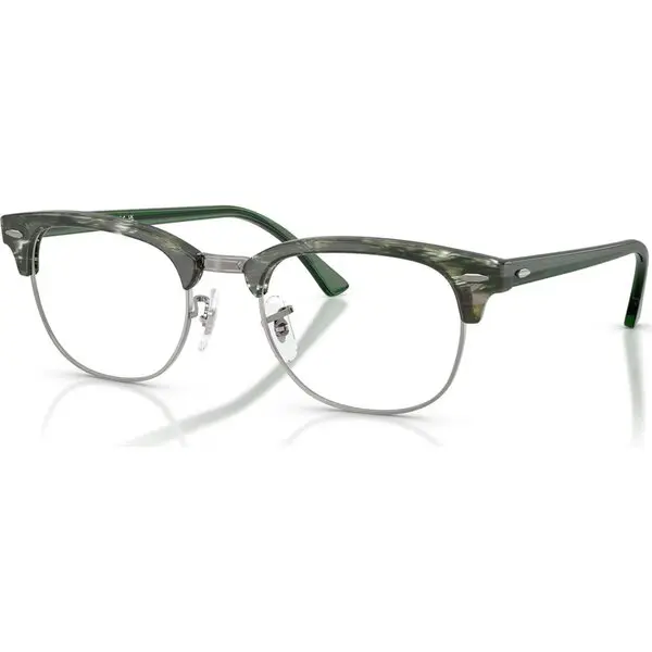 Ray-ban 51mm Square Optical Glasses - Green