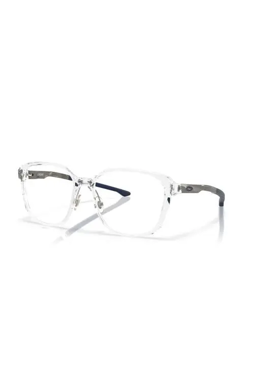 Oakley 57mm Square Full Rim Eyeglasses - Transparent