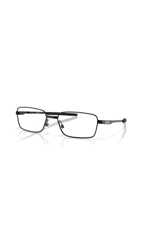 Oakley 57mm Rectangle Full Rim Eyeglasses - Black