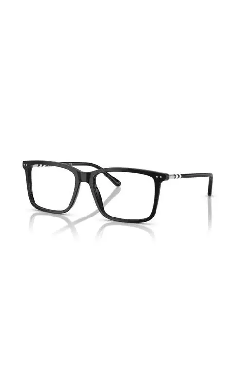 Ralph Lauren 53mm Full Rim Rectangle Eyeglasses - Black