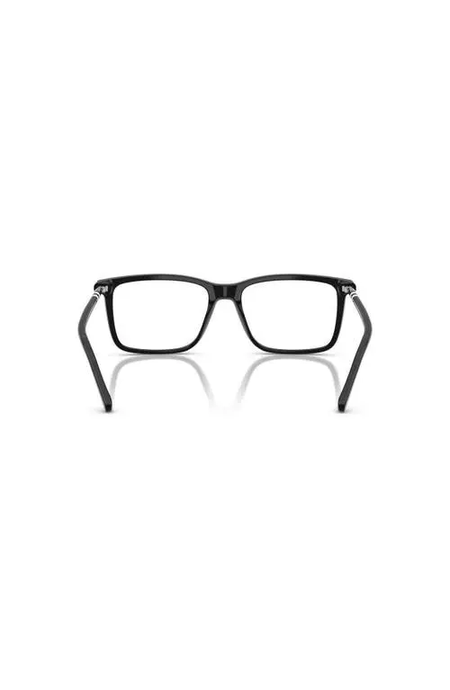 Polo Ralph Lauren 53mm Full Rim Rectangle Eyeglasses - Black