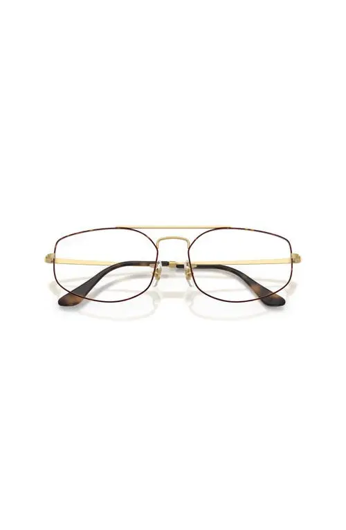 Ray-ban Irregular Optical Glasses - Tortoise Light